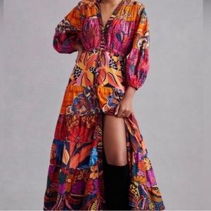 FARM Rio | Dresses | Farm Rio X Anthro Maxi Dress | Poshmark